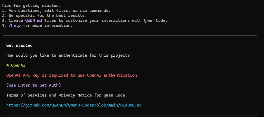 阿里qwen-code命令AI工具的使用 | VIKA的技术小站